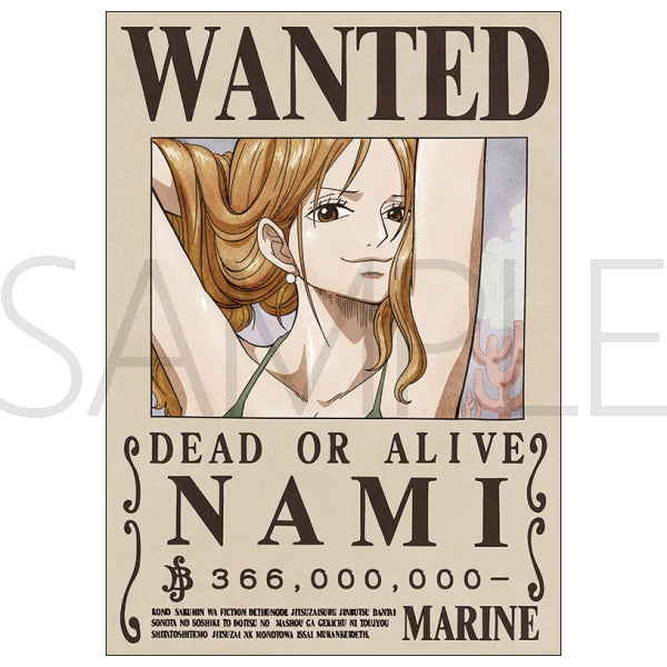 One Piece Official Navy Wanted Poster - Nami